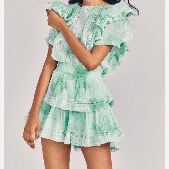 LoveShackFancy | Dresses | Love Shack Fancy Green Dress | Poshmark